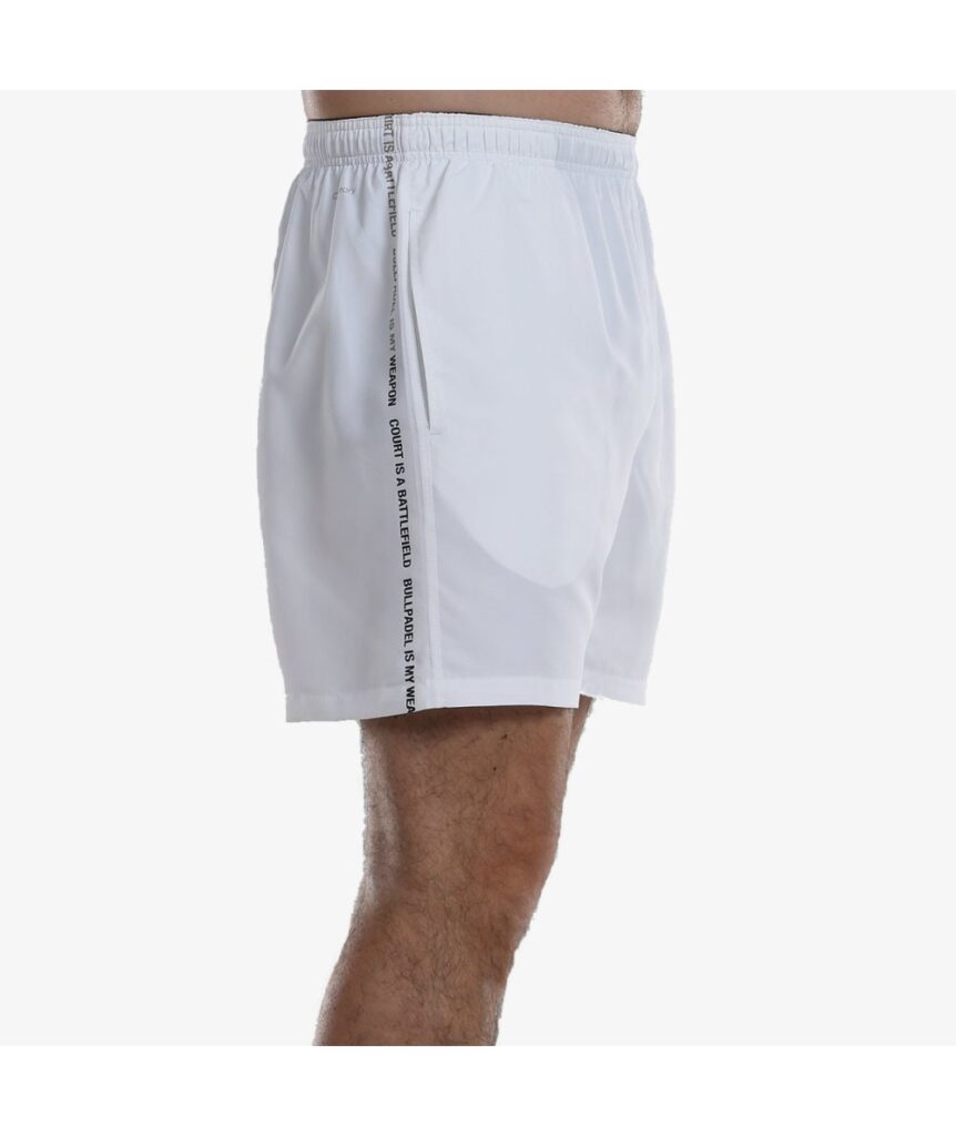 Bullpadel Short Agnus - White - Padel Life