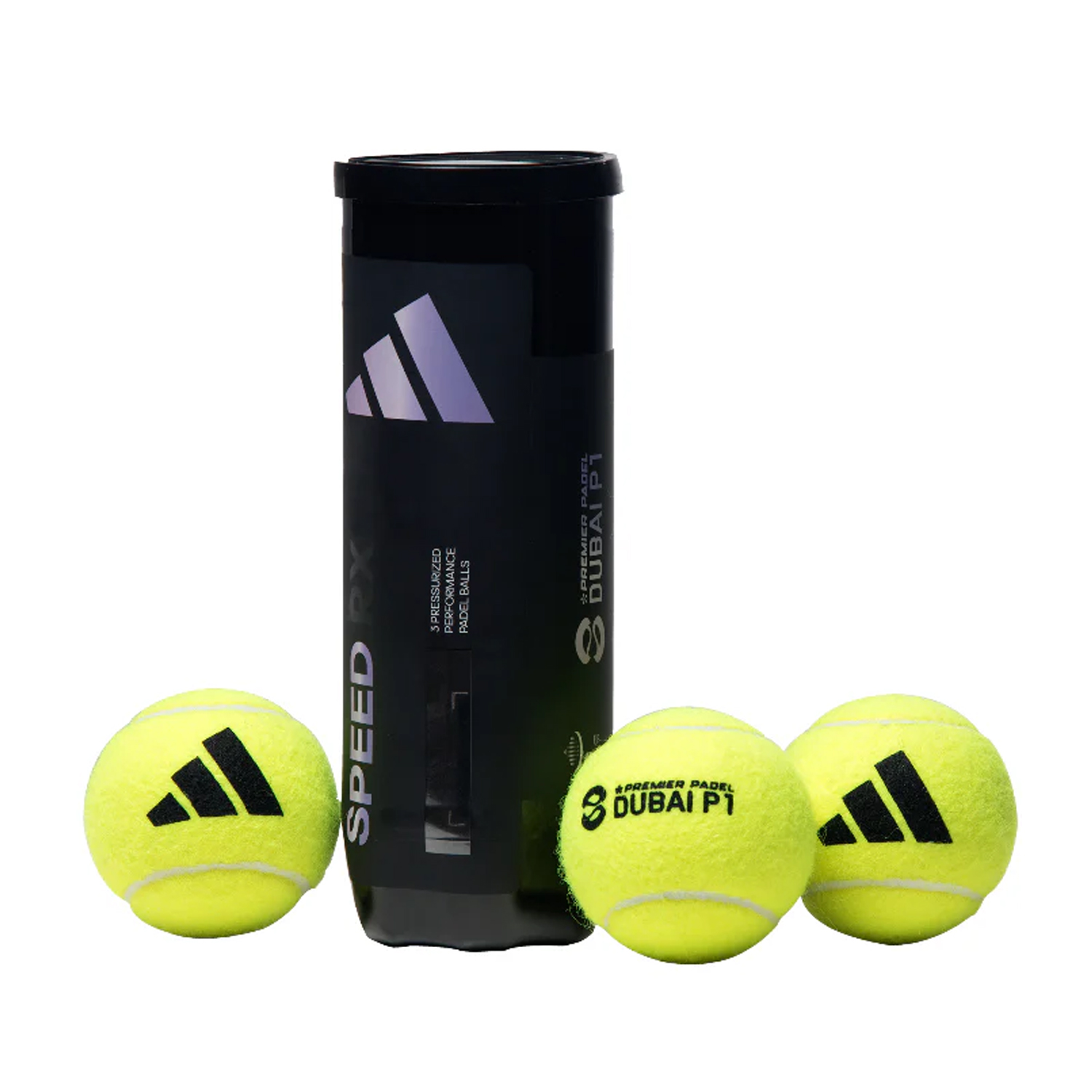 Adidas Speed RX Ball - Dubai Edt - Can X3 Balls - Padel Life